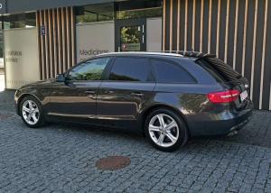 Grey Audi A4 2013 in Riga, with an engine capacity of 2.00 L and mileage of 241 thousand km for 10590 €, photo 5 on AUTOMOTO.COM.LV