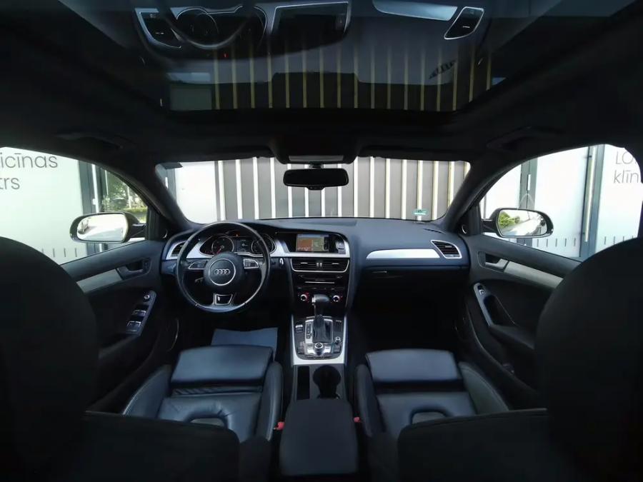 Grey Audi A4 2013 in Riga, with an engine capacity of 2.00 L and mileage of 241 thousand km for 10590 €, photo 13 on AUTOMOTO.COM.LV