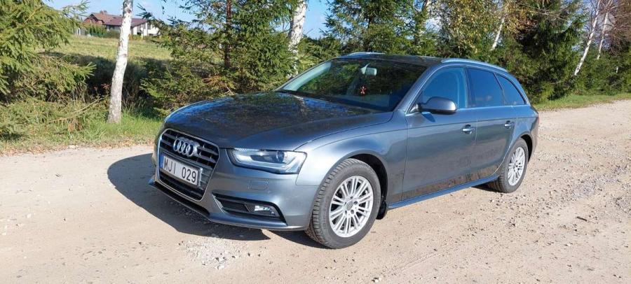 Grey Audi A4 2013 in Klaipeda, with an engine capacity of 1.80 L and mileage of 304 thousand km for 7600 €, photo 3 on AUTOMOTO.COM.LV