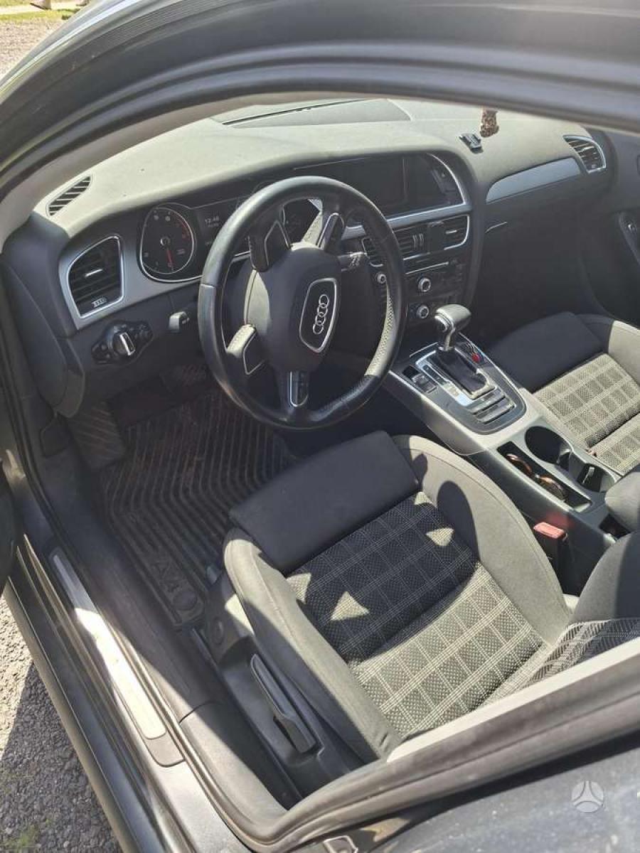 Grey Audi A4 2013 in Klaipeda, with an engine capacity of 1.80 L and mileage of 304 thousand km for 7600 €, photo 12 on AUTOMOTO.COM.LV