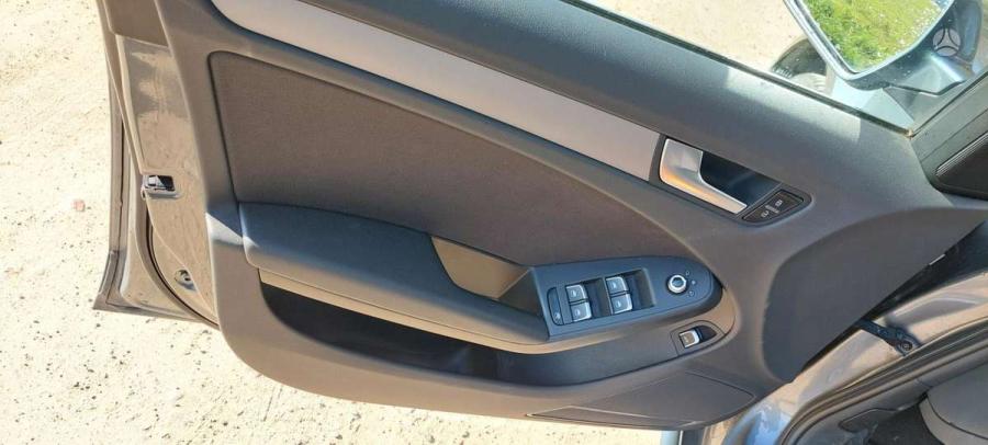Grey Audi A4 2013 in Klaipeda, with an engine capacity of 1.80 L and mileage of 304 thousand km for 7600 €, photo 14 on AUTOMOTO.COM.LV