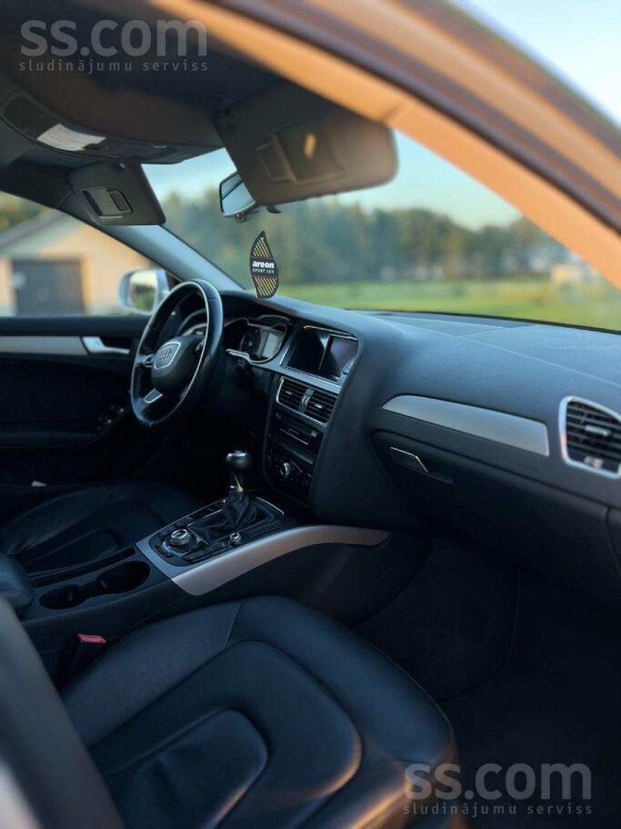 Grey Audi A4 2013 in Riga, with an engine capacity of 2.00 L and mileage of 262 thousand km for 8000 €, photo 7 on AUTOMOTO.COM.LV