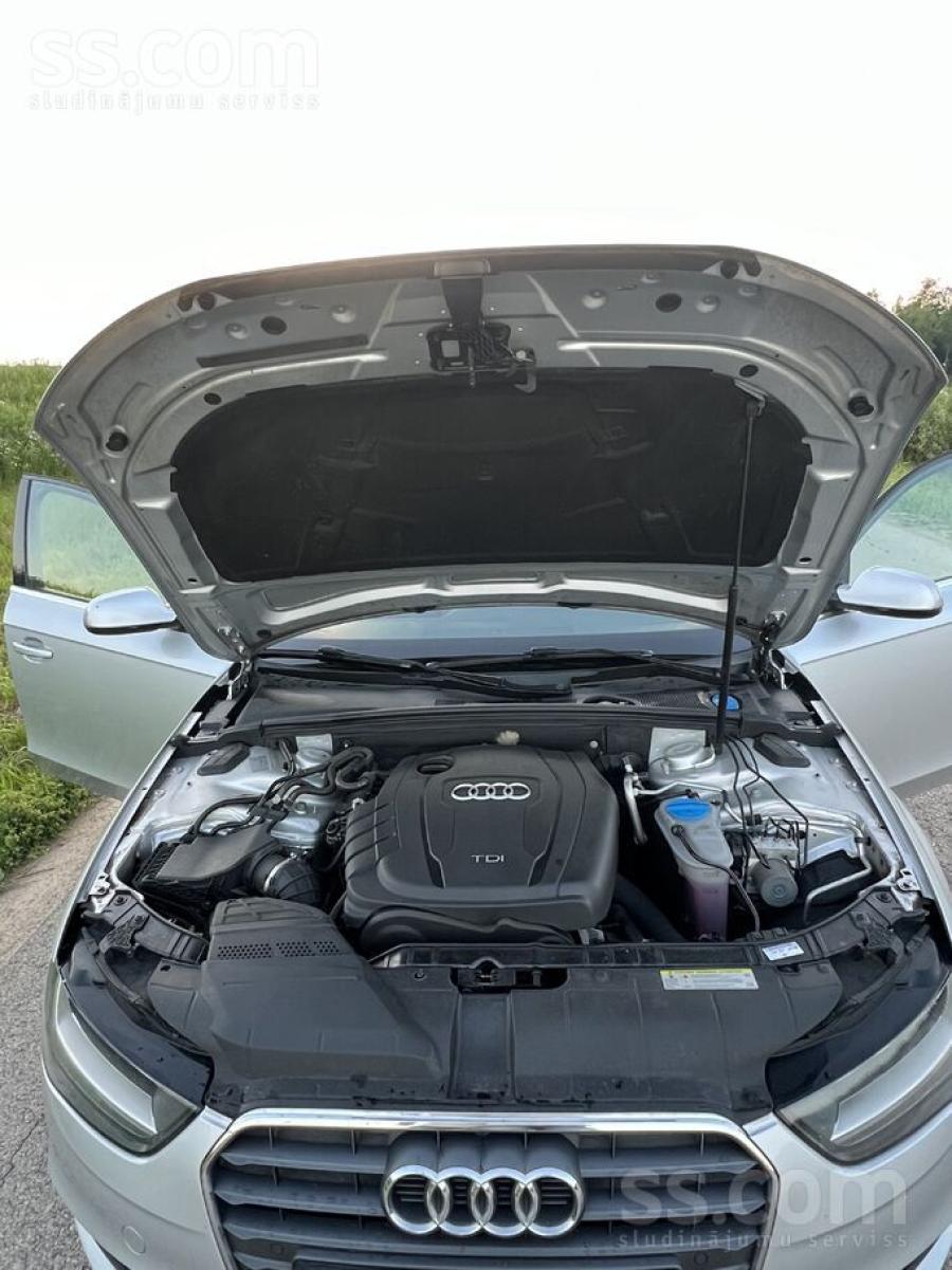 Grey Audi A4 2013 in Riga, with an engine capacity of 2.00 L and mileage of 262 thousand km for 8000 €, photo 17 on AUTOMOTO.COM.LV