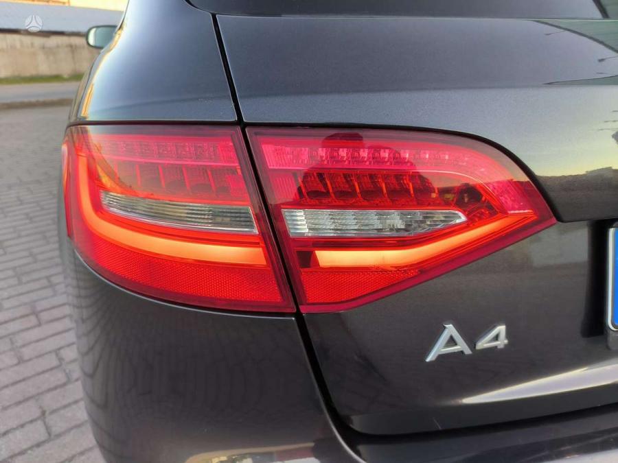 Grey Audi A4 2013 in Taurage, with an engine capacity of 1.97 L and mileage of 309 thousand km for 6200 €, photo 9 on AUTOMOTO.COM.LV