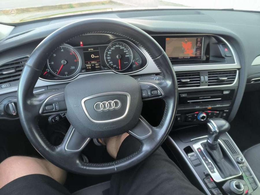 Grey Audi A4 2013 in Taurage, with an engine capacity of 1.97 L and mileage of 309 thousand km for 6200 €, photo 13 on AUTOMOTO.COM.LV