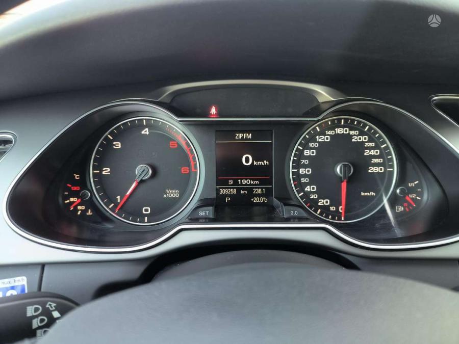 Grey Audi A4 2013 in Taurage, with an engine capacity of 1.97 L and mileage of 309 thousand km for 6200 €, photo 14 on AUTOMOTO.COM.LV