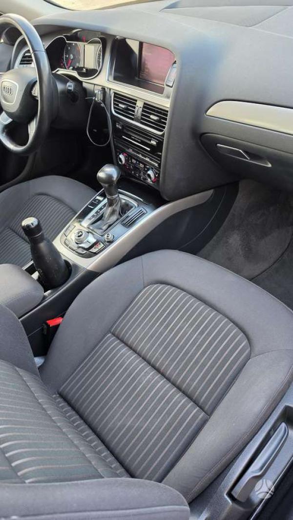 Grey Audi A4 2013 in Alytus, with an engine capacity of 1.97 L and mileage of 289 thousand km for 5799 €, photo 9 on AUTOMOTO.COM.LV