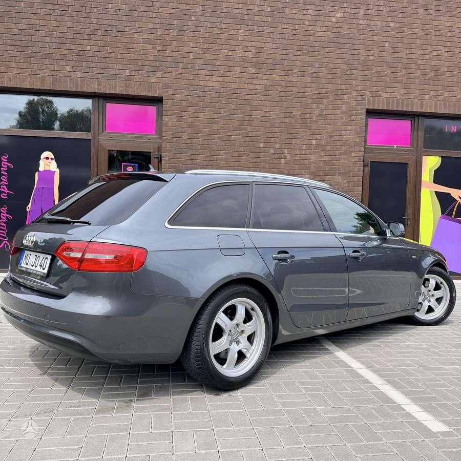 Grey Audi A4 2013 in Kaisiadorys, with an engine capacity of 2.00 L and mileage of 297 thousand km for 5590 €, photo 4 on AUTOMOTO.COM.LV