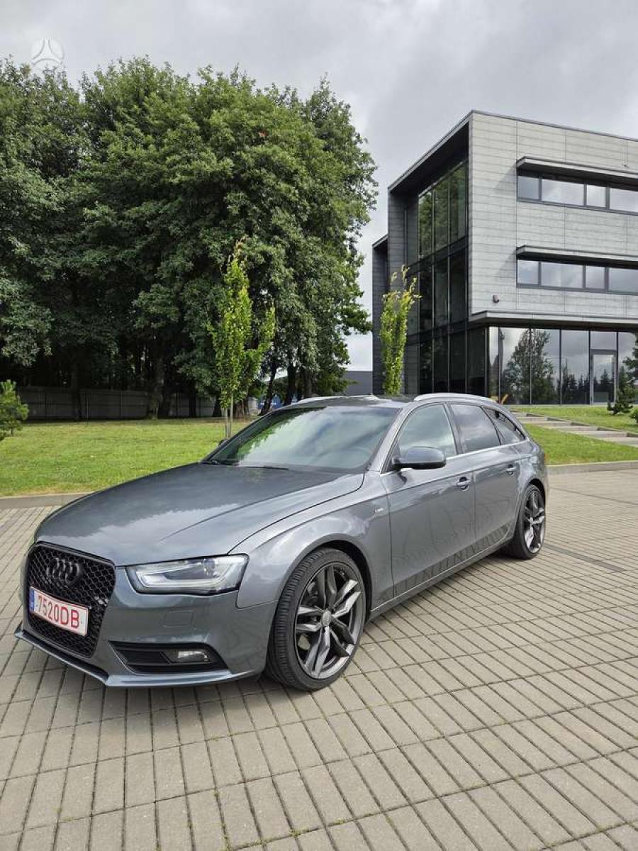 Grey Audi A4 2013 in Kaunas, with an engine capacity of 2.97 L and mileage of 325 thousand km for 8200 €, photo 1 on AUTOMOTO.COM.LV