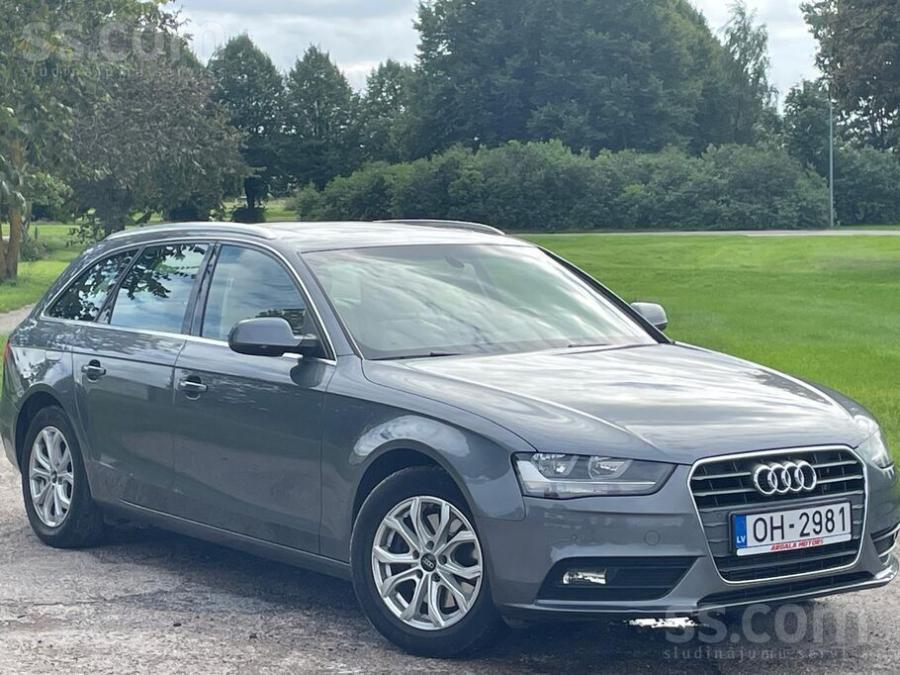 Pelēks Audi A4 2013 Liepāja, ar dzinēja tilpumu 2.00 L un nobraukumu 266 tūkst. km par 7990 €, foto 1 vietnē AUTOMOTO.COM.LV