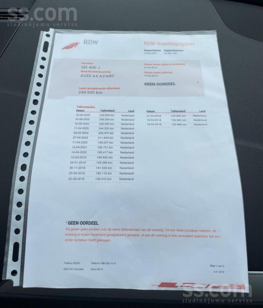 Pelēks Audi A4 2013 Liepāja, ar dzinēja tilpumu 2.00 L un nobraukumu 266 tūkst. km par 7990 €, foto 10 vietnē AUTOMOTO.COM.LV