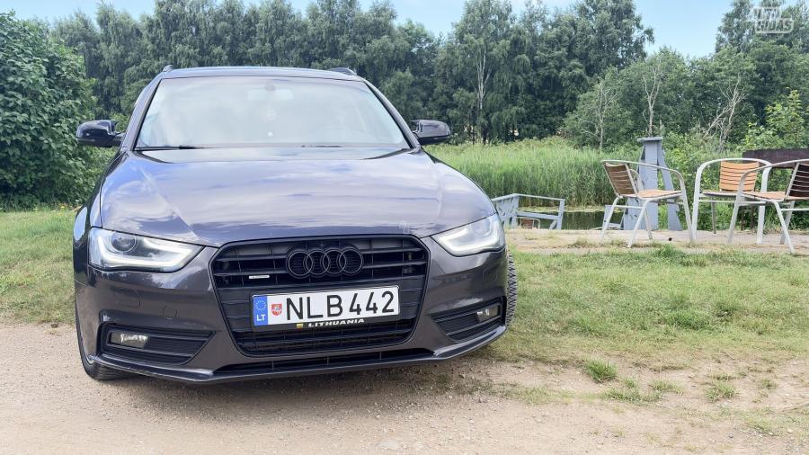 Pelēks Audi A4 2013 Palanga, ar dzinēja tilpumu 2.00 L un nobraukumu 273 tūkst. km par 8400 €, foto 3 vietnē AUTOMOTO.COM.LV