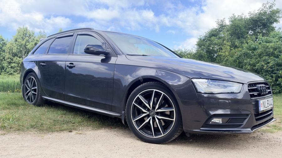 Pelēks Audi A4 2013 Palanga, ar dzinēja tilpumu 2.00 L un nobraukumu 273 tūkst. km par 8400 €, foto 4 vietnē AUTOMOTO.COM.LV