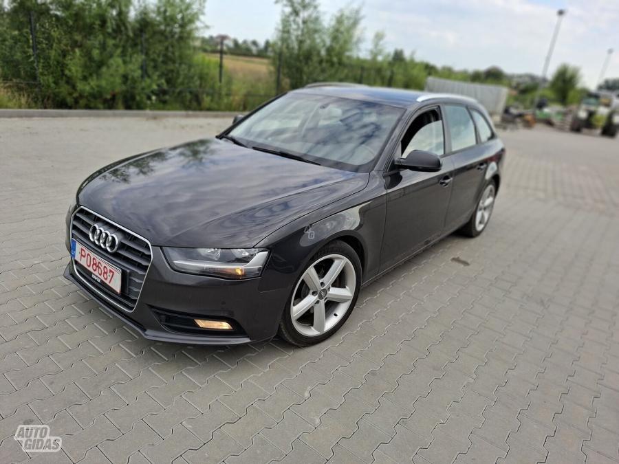 Pelēks Audi A4 2013 Kauņa, ar dzinēja tilpumu 2.00 L un nobraukumu 340 tūkst. km par 6666 €, foto 1 vietnē AUTOMOTO.COM.LV