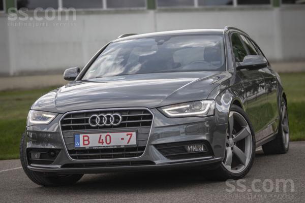 Grey Audi A4 2013 in Tukums, with an engine capacity of 2.00 L and mileage of 259 thousand km for 8790 €, photo 1 on AUTOMOTO.COM.LV