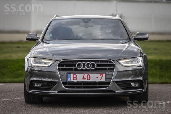 Grey Audi A4 2013 in Tukums, with an engine capacity of 2.00 L and mileage of 259 thousand km for 8790 €, photo 3 on AUTOMOTO.COM.LV