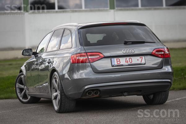 Grey Audi A4 2013 in Tukums, with an engine capacity of 2.00 L and mileage of 259 thousand km for 8790 €, photo 7 on AUTOMOTO.COM.LV