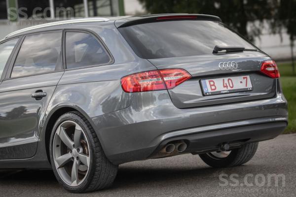 Grey Audi A4 2013 in Tukums, with an engine capacity of 2.00 L and mileage of 259 thousand km for 8790 €, photo 9 on AUTOMOTO.COM.LV