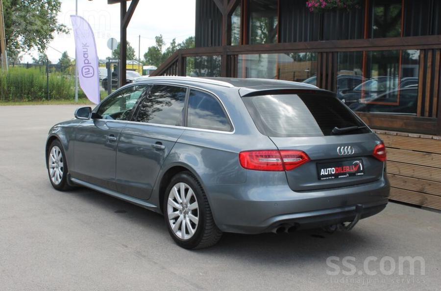 Grey Audi A4 2013 in Riga, with an engine capacity of 2.00 L and mileage of 0 thousand km for 7490 €, photo 11 on AUTOMOTO.COM.LV