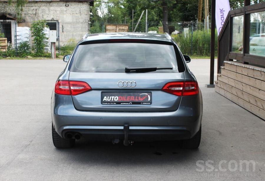 Grey Audi A4 2013 in Riga, with an engine capacity of 2.00 L and mileage of 0 thousand km for 7490 €, photo 12 on AUTOMOTO.COM.LV