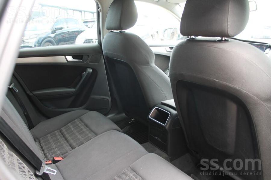 Grey Audi A4 2013 in Riga, with an engine capacity of 2.00 L and mileage of 0 thousand km for 7490 €, photo 14 on AUTOMOTO.COM.LV