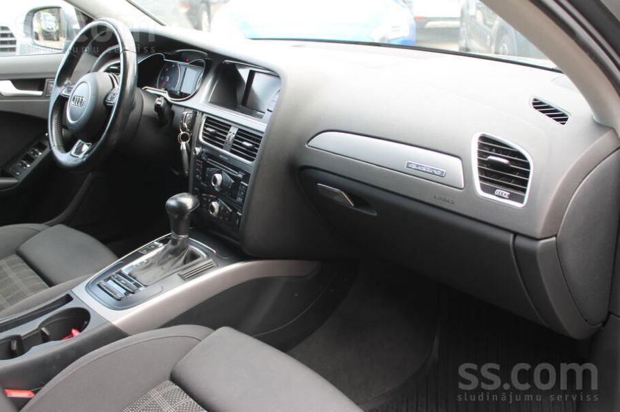 Grey Audi A4 2013 in Riga, with an engine capacity of 2.00 L and mileage of 0 thousand km for 7490 €, photo 16 on AUTOMOTO.COM.LV