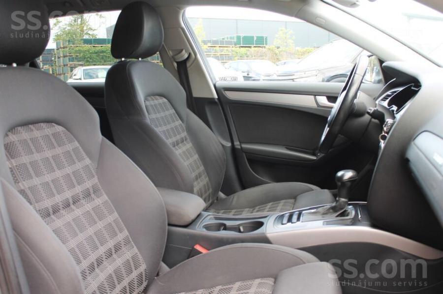 Grey Audi A4 2013 in Riga, with an engine capacity of 2.00 L and mileage of 0 thousand km for 7490 €, photo 18 on AUTOMOTO.COM.LV
