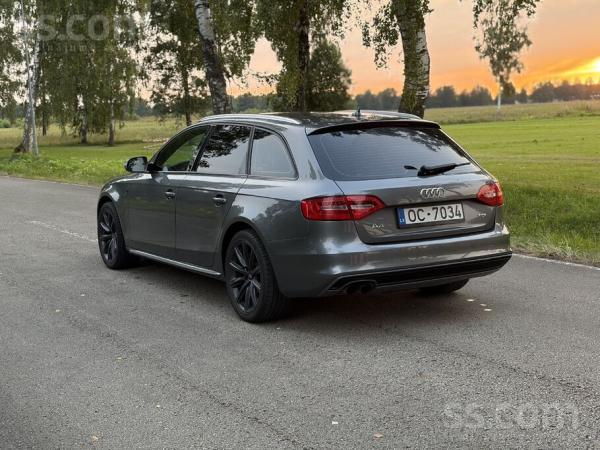 Pelēks Audi A4 2013 Rīga, ar dzinēja tilpumu 2.00 L un nobraukumu 372 tūkst. km par 8380 €, foto 4 vietnē AUTOMOTO.COM.LV