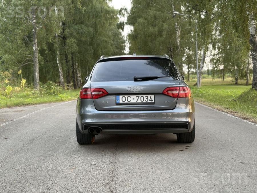 Pelēks Audi A4 2013 Rīga, ar dzinēja tilpumu 2.00 L un nobraukumu 372 tūkst. km par 8380 €, foto 9 vietnē AUTOMOTO.COM.LV