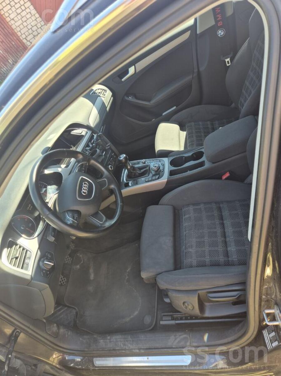 Grey Audi A4 2013 in Gulbene, with an engine capacity of 2.00 L and mileage of 315 thousand km for 6200 €, photo 9 on AUTOMOTO.COM.LV