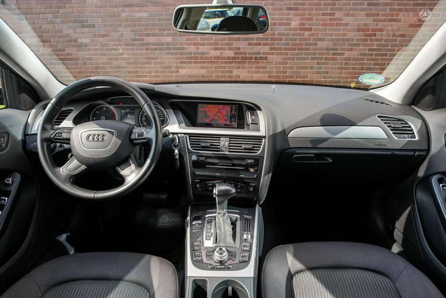 Grey Audi A4 2013 in Marijampole, with an engine capacity of 1.97 L and mileage of 307 thousand km for 6950 €, photo 13 on AUTOMOTO.COM.LV