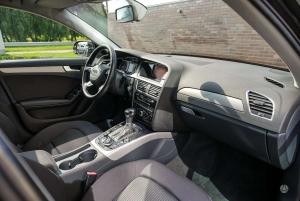 Grey Audi A4 2013 in Marijampole, with an engine capacity of 1.97 L and mileage of 307 thousand km for 6950 €, photo 33 on AUTOMOTO.COM.LV