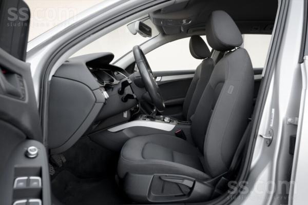 Grey Audi A4 2013 in Tukums, with an engine capacity of 2.00 L and mileage of 201 thousand km for 9950 €, photo 10 on AUTOMOTO.COM.LV