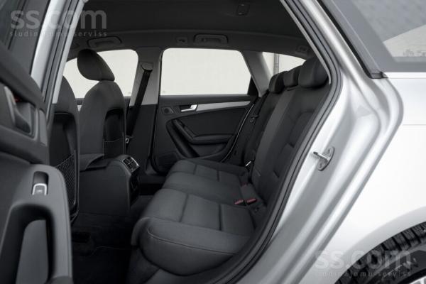 Grey Audi A4 2013 in Tukums, with an engine capacity of 2.00 L and mileage of 201 thousand km for 9950 €, photo 11 on AUTOMOTO.COM.LV