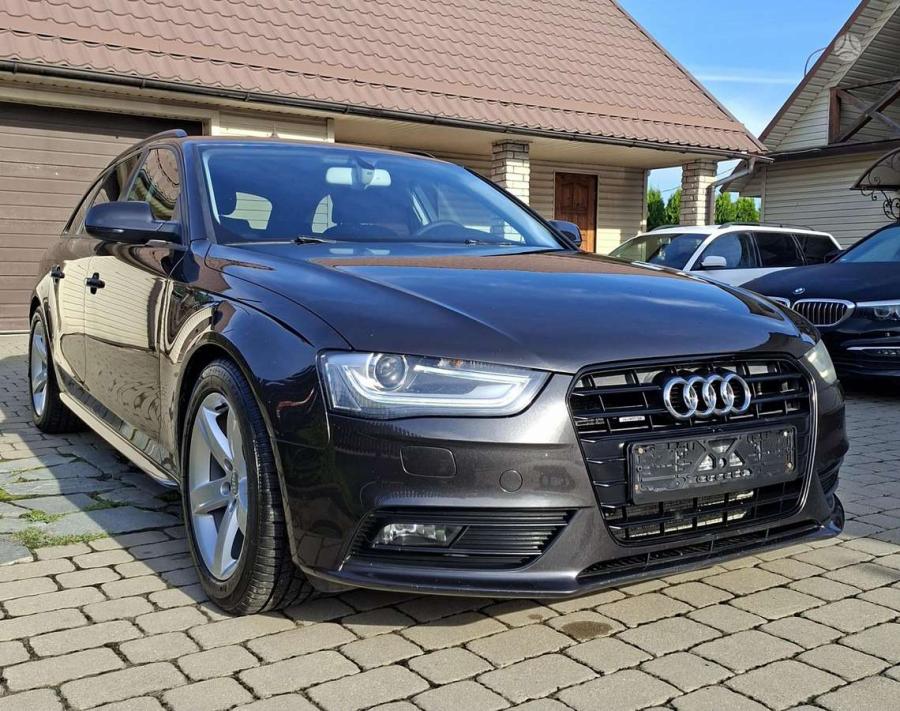 Pelēks Audi A4 2013 Viļņa, ar dzinēja tilpumu 1.97 L un nobraukumu 290 tūkst. km par 6850 €, foto 1 vietnē AUTOMOTO.COM.LV