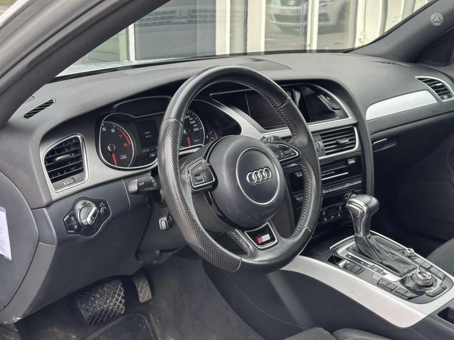 Pelēks Audi A4 2013 Viļņa, ar dzinēja tilpumu 1.80 L un nobraukumu 297 tūkst. km par 7000 €, foto 5 vietnē AUTOMOTO.COM.LV