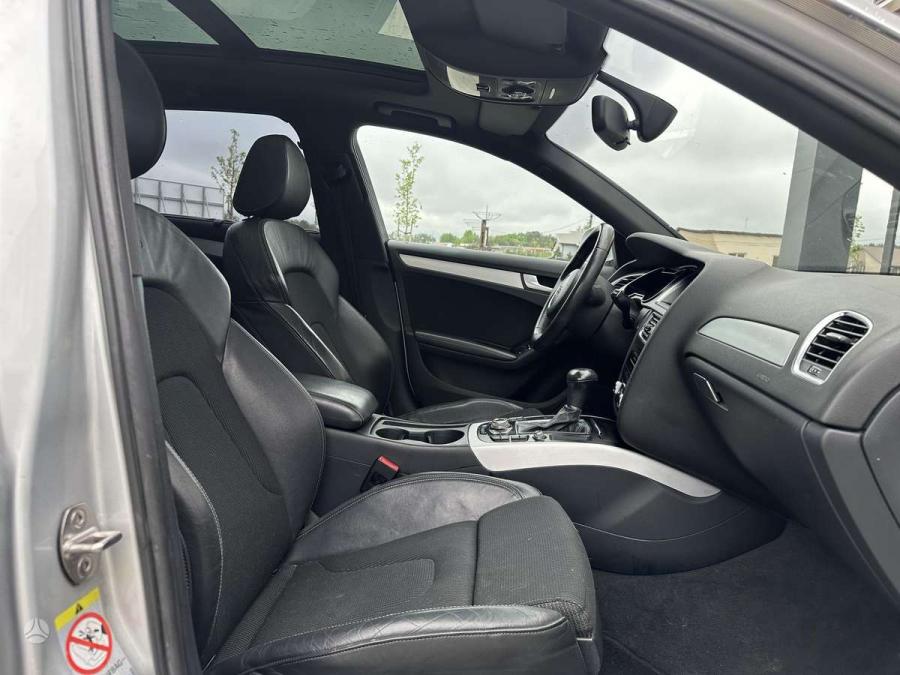 Pelēks Audi A4 2013 Viļņa, ar dzinēja tilpumu 1.80 L un nobraukumu 297 tūkst. km par 7000 €, foto 9 vietnē AUTOMOTO.COM.LV