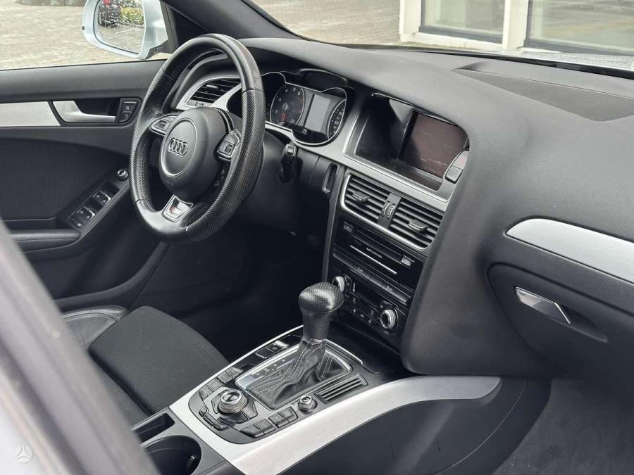 Pelēks Audi A4 2013 Viļņa, ar dzinēja tilpumu 1.80 L un nobraukumu 297 tūkst. km par 7000 €, foto 10 vietnē AUTOMOTO.COM.LV