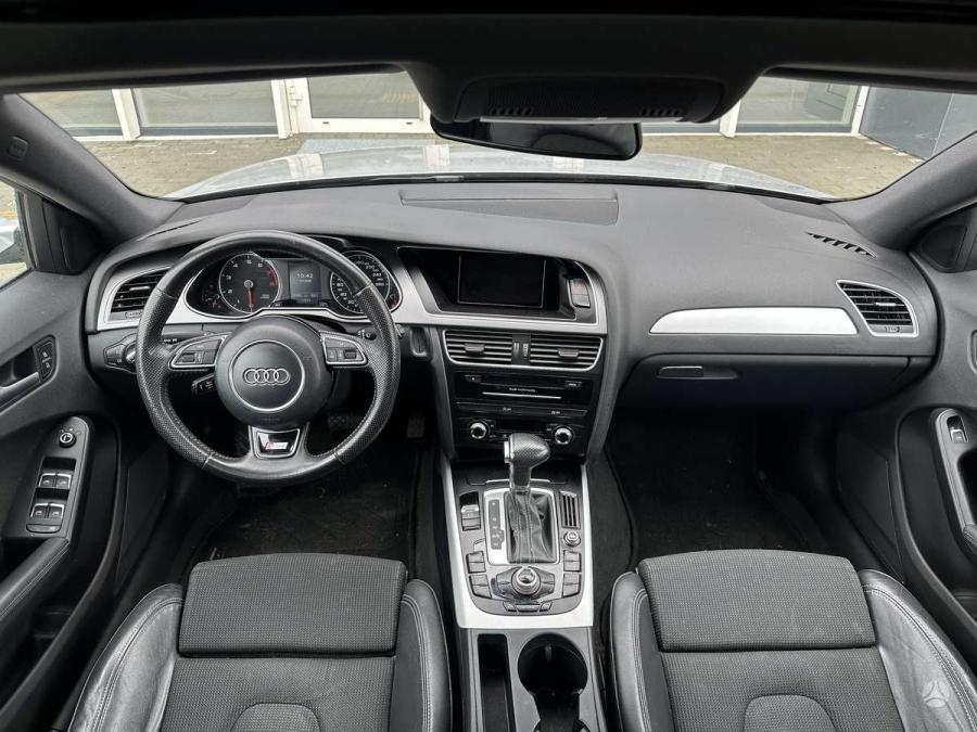 Pelēks Audi A4 2013 Viļņa, ar dzinēja tilpumu 1.80 L un nobraukumu 297 tūkst. km par 7000 €, foto 11 vietnē AUTOMOTO.COM.LV