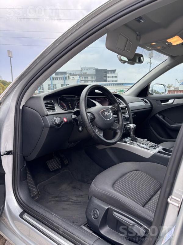 Pelēks Audi A4 2013 Rīga, ar dzinēja tilpumu 2.00 L un nobraukumu 219 tūkst. km par 7000 €, foto 7 vietnē AUTOMOTO.COM.LV