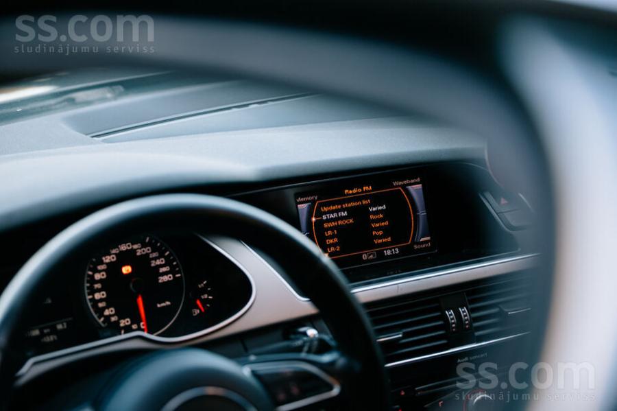 Pelēks Audi A4 2013 Madona, ar dzinēja tilpumu 2.00 L un nobraukumu 340 tūkst. km par 7999 €, foto 16 vietnē AUTOMOTO.COM.LV