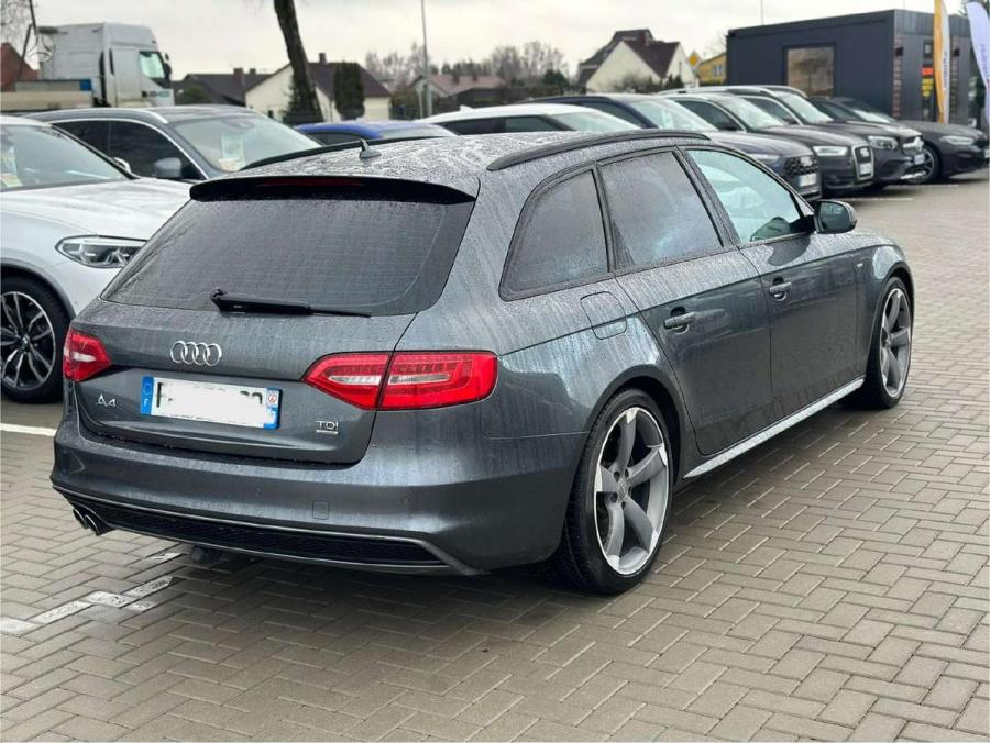 Grey Audi A4 2014 in Taurage, with an engine capacity of 1.97 L and mileage of 187 thousand km for 9500 €, photo 3 on AUTOMOTO.COM.LV