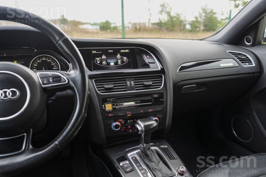 Pelēks Audi A4 2014 Rīga, ar dzinēja tilpumu 2.00 L un nobraukumu 261 tūkst. km par 13700 €, foto 19 vietnē AUTOMOTO.COM.LV