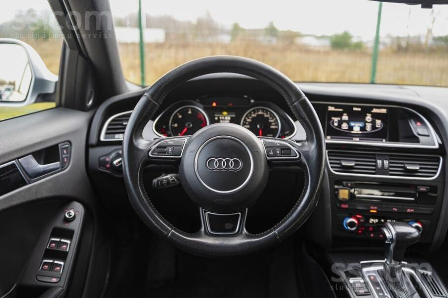 Pelēks Audi A4 2014 Rīga, ar dzinēja tilpumu 2.00 L un nobraukumu 261 tūkst. km par 13700 €, foto 16 vietnē AUTOMOTO.COM.LV