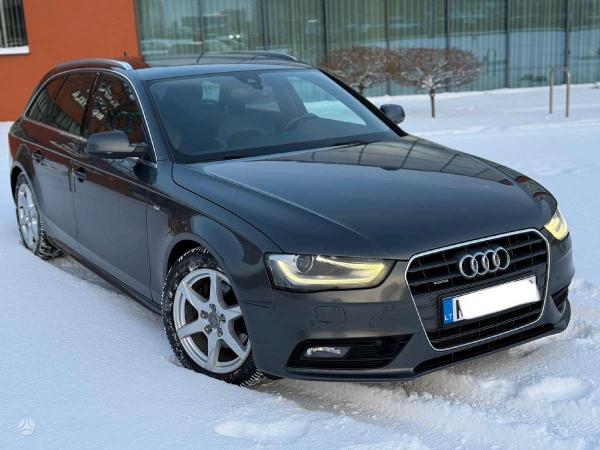 Grey Audi A4 2014 in Klaipeda, with an engine capacity of 1.97 L and mileage of 166 thousand km for 8450 €, photo 1 on AUTOMOTO.COM.LV