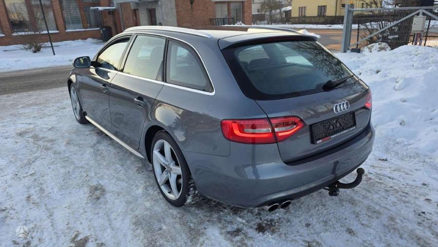 Grey Audi A4 2014 in Siauliai, with an engine capacity of 1.97 L and mileage of 273 thousand km for 7950 €, photo 3 on AUTOMOTO.COM.LV