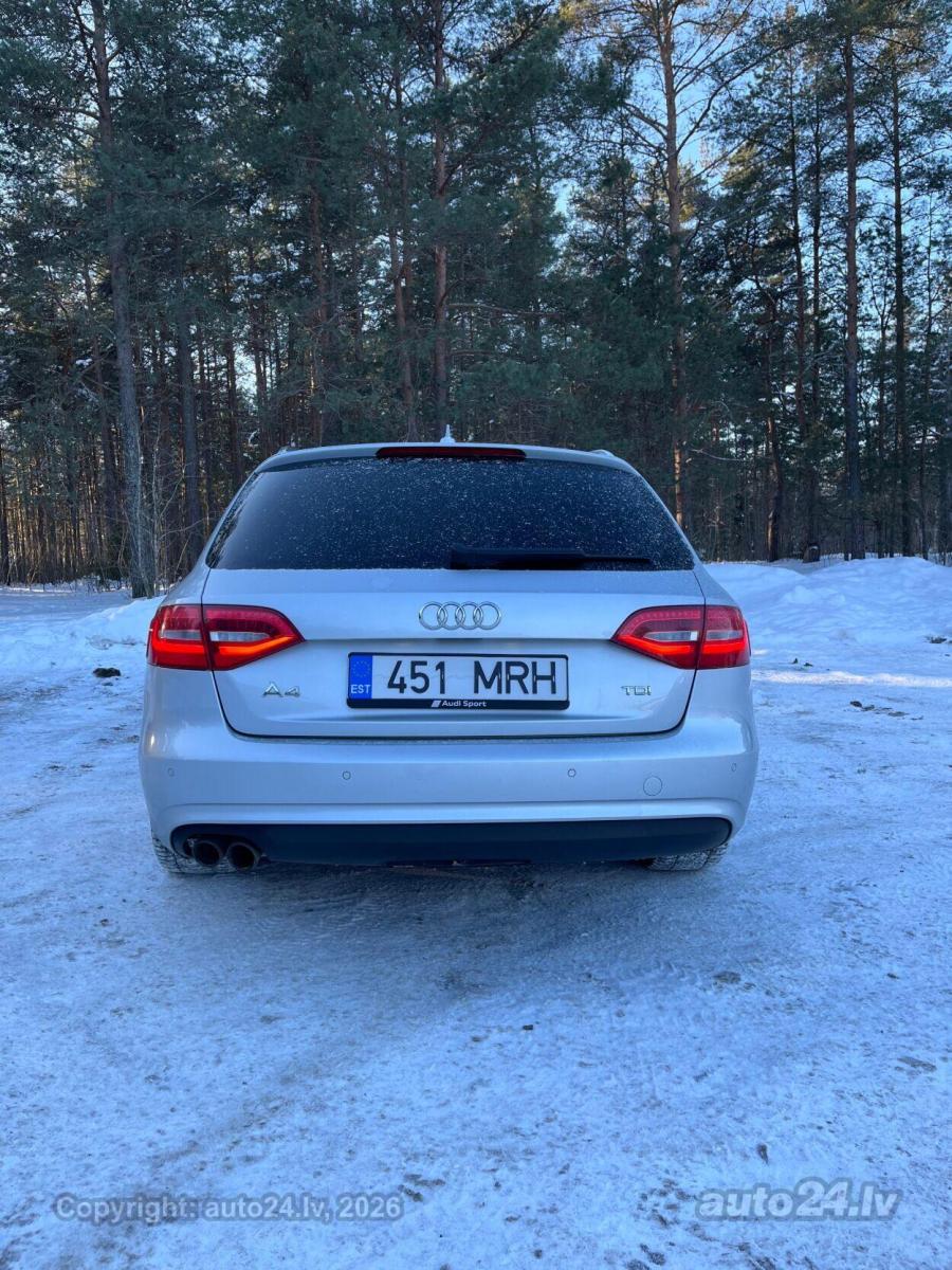 Grey Audi A4 2014 in Tallinn, with an engine capacity of 2.00 L and mileage of 276 thousand km for 9700 €, photo 7 on AUTOMOTO.COM.LV