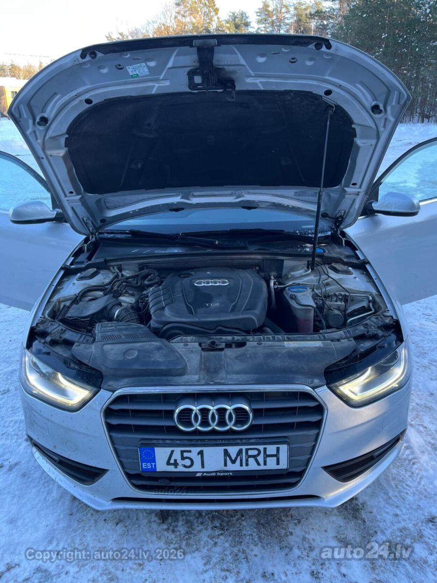 Pelēks Audi A4 2014 Tallina, ar dzinēja tilpumu 2.00 L un nobraukumu 276 tūkst. km par 9700 €, foto 16 vietnē AUTOMOTO.COM.LV