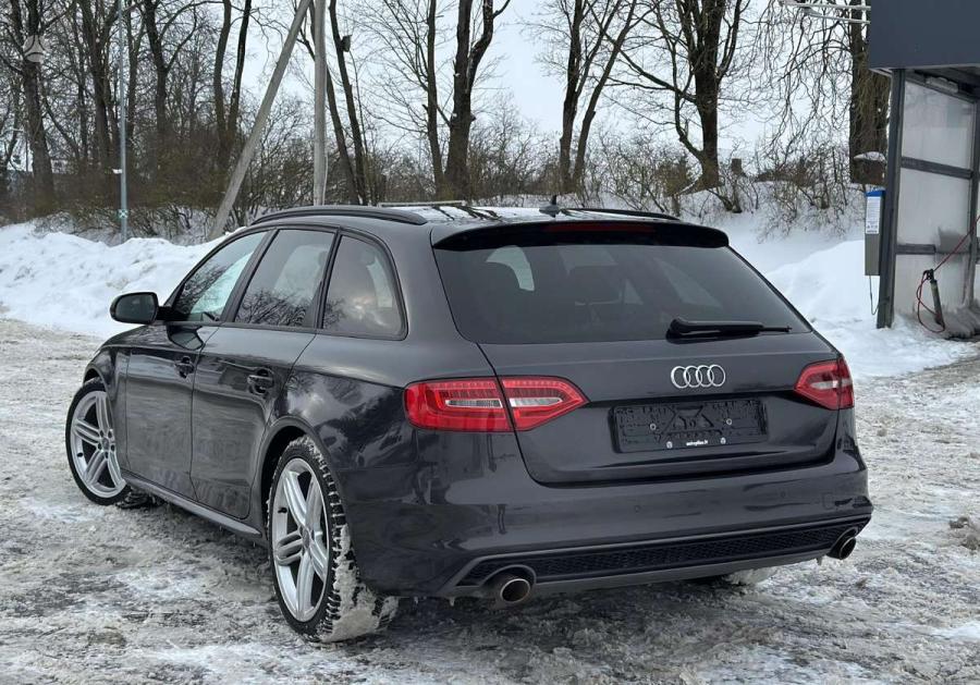 Pelēks Audi A4 2014 Raseiniai, ar dzinēja tilpumu 2.97 L un nobraukumu 289 tūkst. km par 9250 €, foto 6 vietnē AUTOMOTO.COM.LV