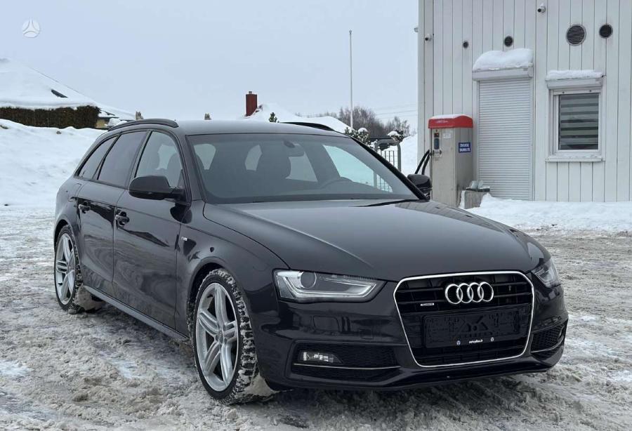 Pelēks Audi A4 2014 Raseiniai, ar dzinēja tilpumu 2.97 L un nobraukumu 289 tūkst. km par 9250 €, foto 7 vietnē AUTOMOTO.COM.LV